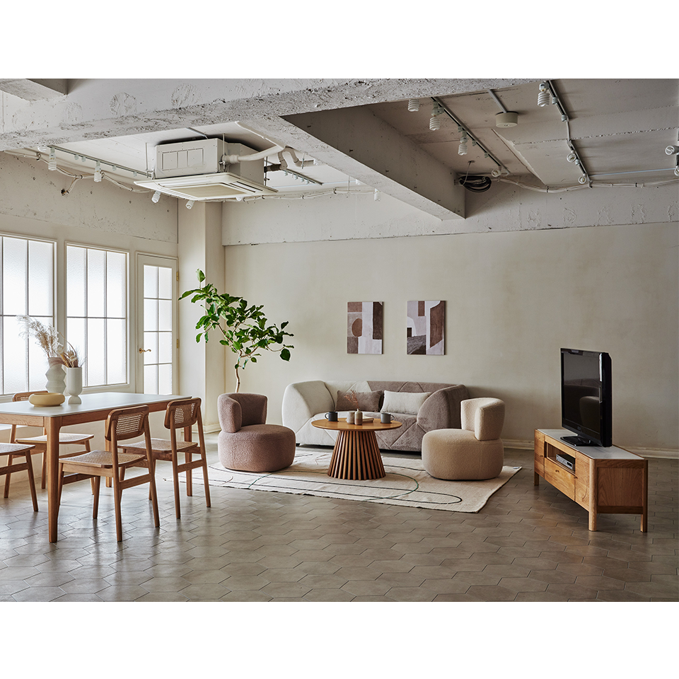 TVボードYBTB-150【送料無料】オーク | NOCEノーチェ 家具・インテリア通販