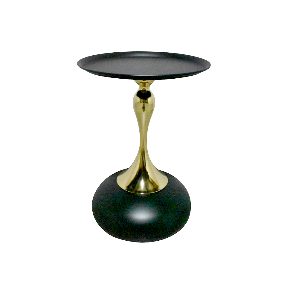 サイドテーブルAJJ-85【送料無料】ブラック/ゴールド | NOCEノーチェ 家具・インテリア通販